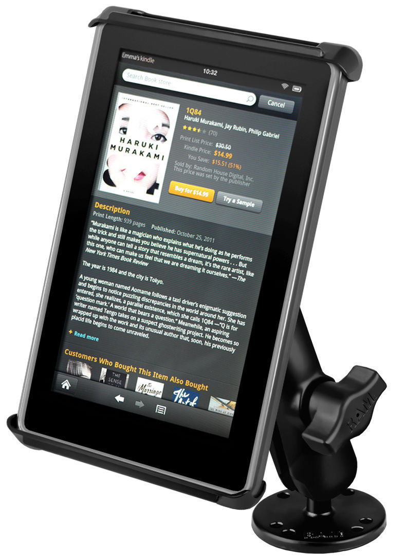 RAM Mount Samsung Galaxy Tab 7-8" Flat Surface Drill Down iPad Mini ...