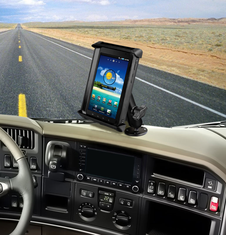 RAM Mount Samsung Galaxy Tab 7-8" Flat Surface Drill Down iPad Mini ...