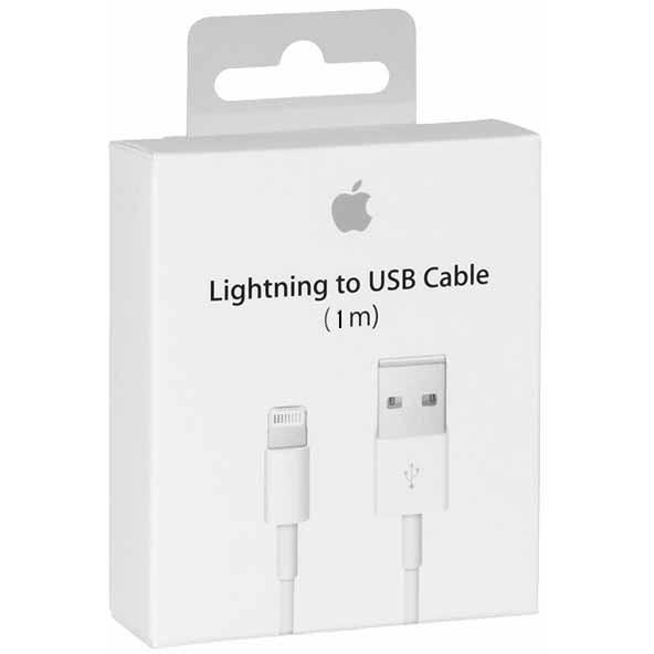 APPLE 8 Pin Lightning USB and Data Cable GENUINE 1m - Apple