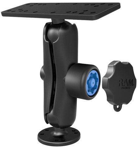 RAM Marine Boat GPS Fish Finder Universal PIN-LOCK Mount 1.5" Ball ...