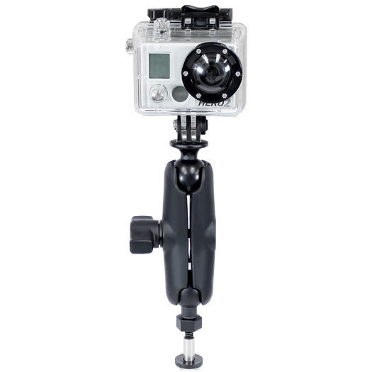 RAM Harley-Davidson GoPro Camera Mirror Post Mount - RAM Mount