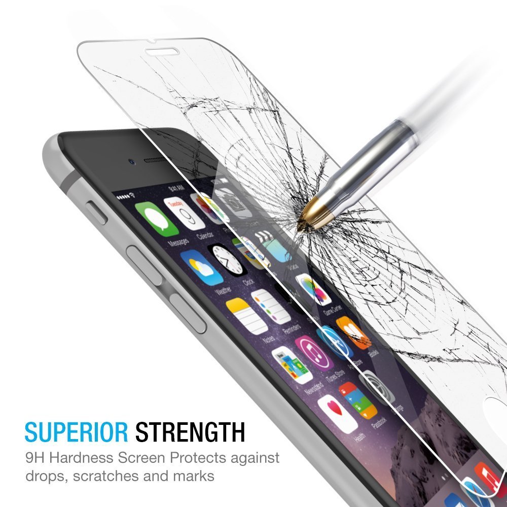 Tempered Glass Screen Protector for iPhone 6/6s - Generic
